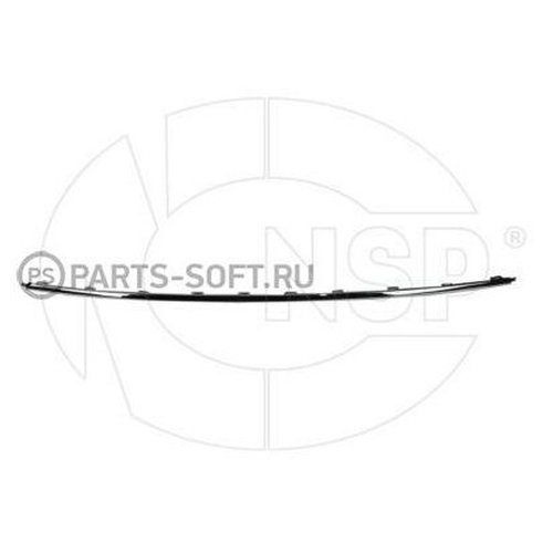 Молдинг бампера заднего центральный VOLKSWAGEN Polo V sedan (15-20 ...