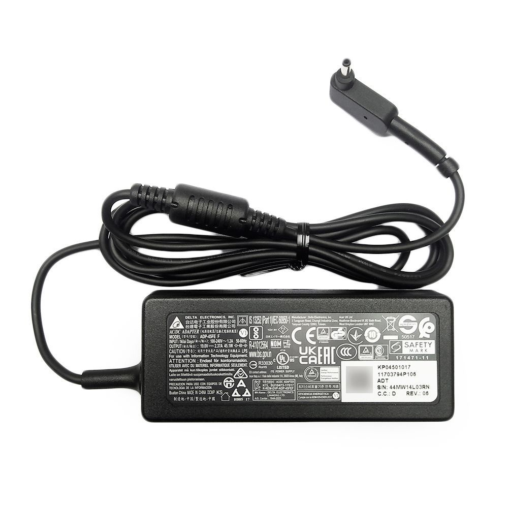 Блок питания (сетевой адаптер) ADP-45FE Acer 19V 2.37A 45W 3.0x1.1 - купить с доставкой по ...