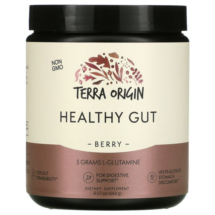 Terra Origin, Healthy Gut, Berry, Поддержка пищеварительной системы, вкус ягод, 243гр - купить с ...