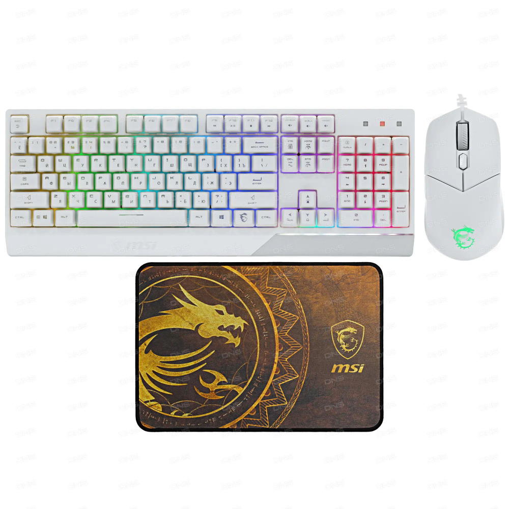 Игровой набор MSI VIGOR GK30 Bundle белый купить по выгодной цене в ...