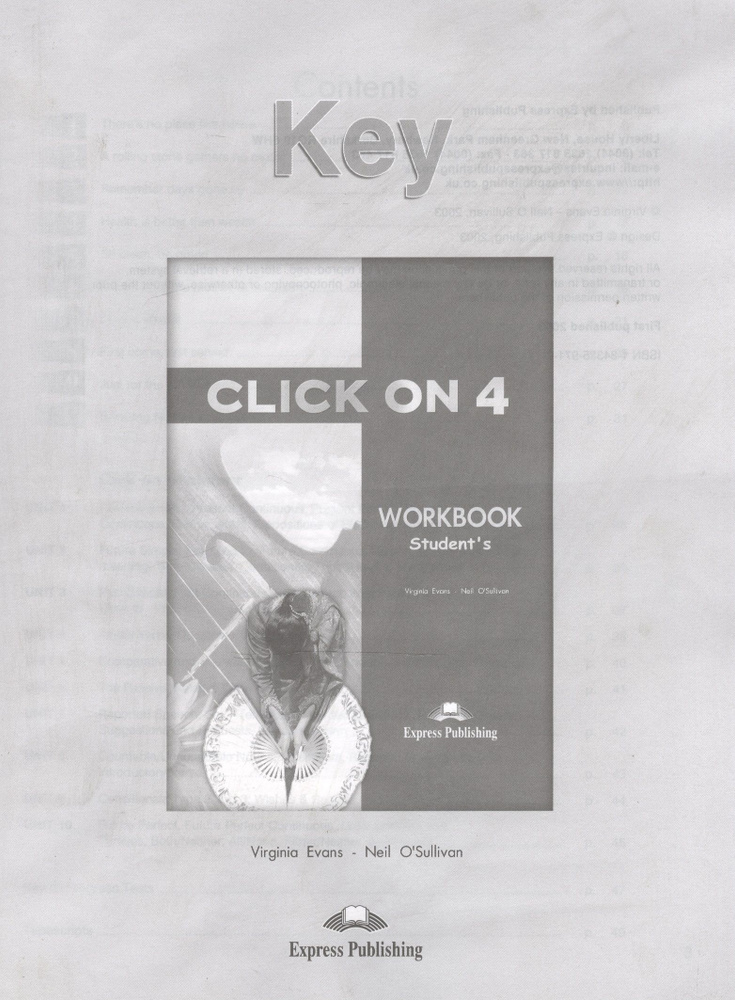 Click On 4. Workbook Key. Intermediate. Ответы к рабочей тетради ...