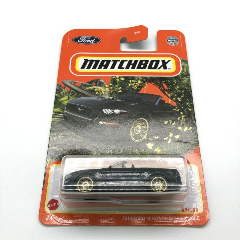 Машинка Matchbox 2018 FORD MUSTANG CONVERTIBLE 1/64 Metal Die-cast ...