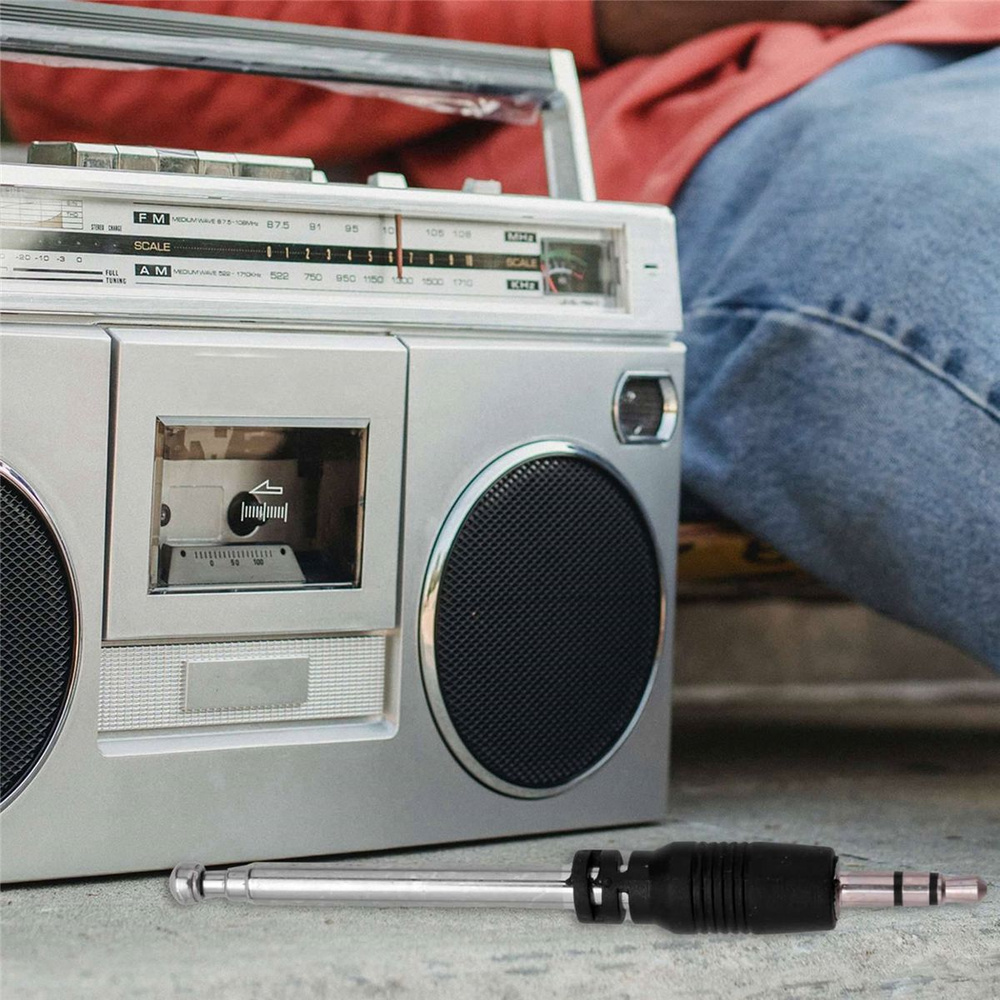 20X Радиоантенна 3 5 мм 4 секции телескопическая FM антенна - купить с ...