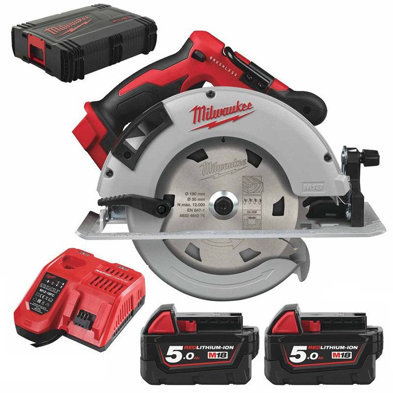Аккумуляторная циркулярная пила Milwaukee M18 BLCS66-502X - купить в ...