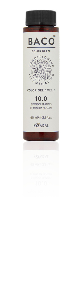 KAARAL Кондиционирующий оттеночный колор-гель BACO COLOR GLAZE 60мл ...