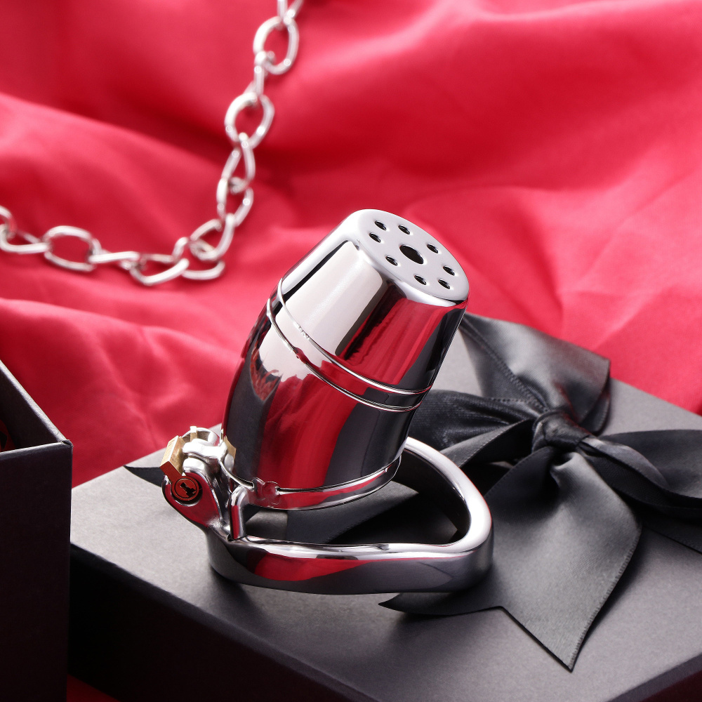 FRRK мужское устройство целомудрия полный закрытый стальной член клетка БДСМ - купить с ...