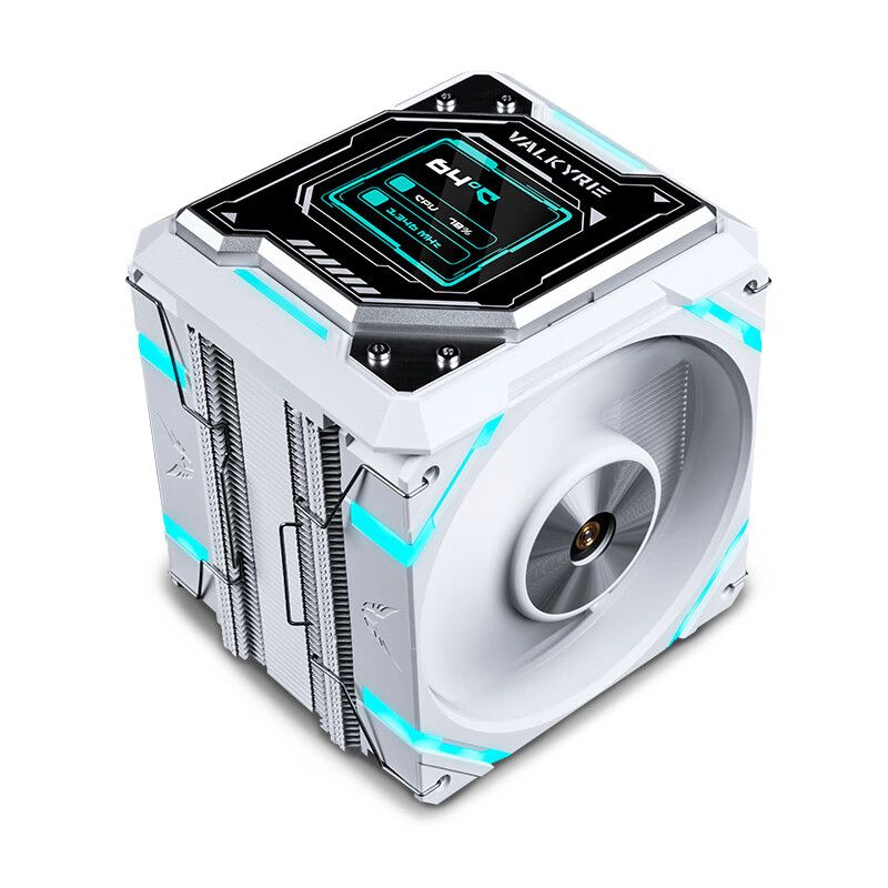 Кулер для процессора VALKYRIE R125 с 2,4-дюймовым ЖК-дисплеем IPS Tower ...