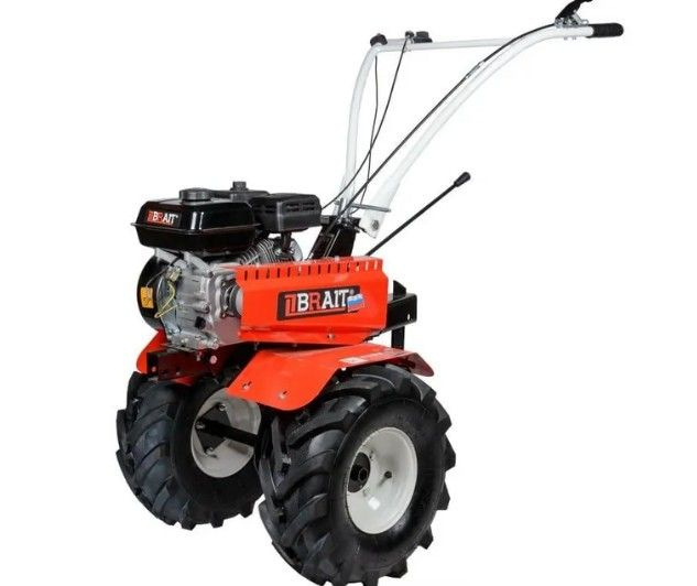 Бензиновый 4-х тактный мотоблок BRAIT МБ2W (7л.с, глубина обработки 300 мм, чугун.редуктор ...
