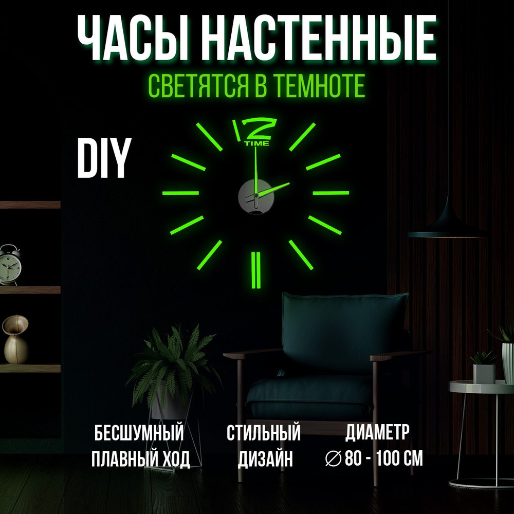 Часы настенные интерьерные на батарейках / Часы настенные / Часы ...