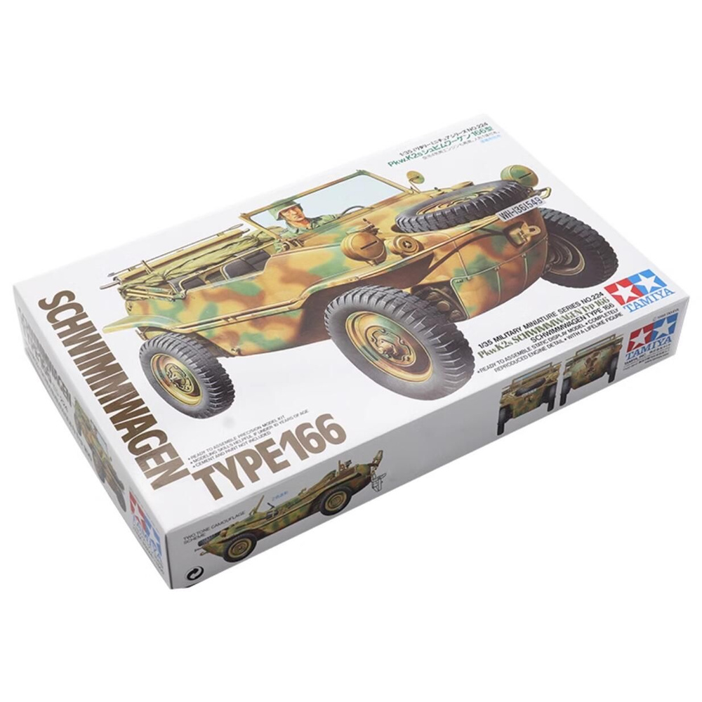 Комплект немецкой военной модели Tamiya 35224 1/35. K2s швиммваген типа ...