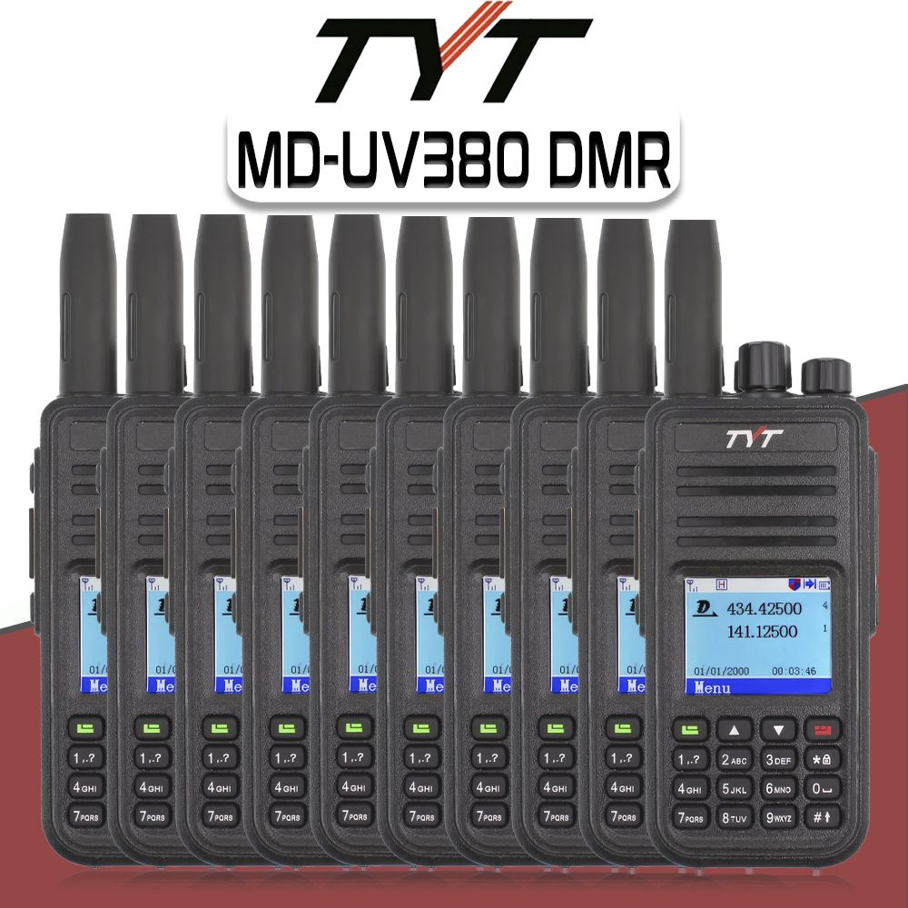 Радиостанция TYT TYT-MD-UV380-DMR_10 раций, 3000 каналов - купить по ...
