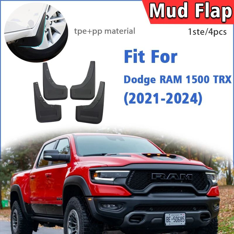 Dodge RAM 1500 TRX 2021 2022 2023 2024,передние и задние брызговики ...