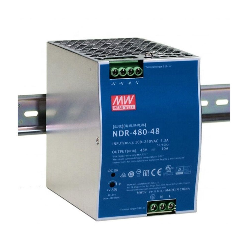 Источник питания AC/DC Mean Well NDR-480-48 - купить по выгодной цене в ...