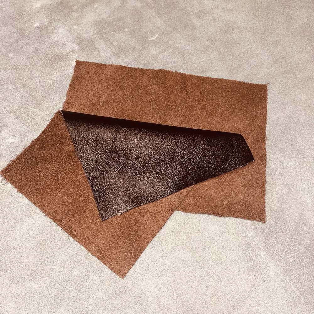 Кожа натуральная А5 для рукоделия,темно коричневая , 1 шт. - купить с ...