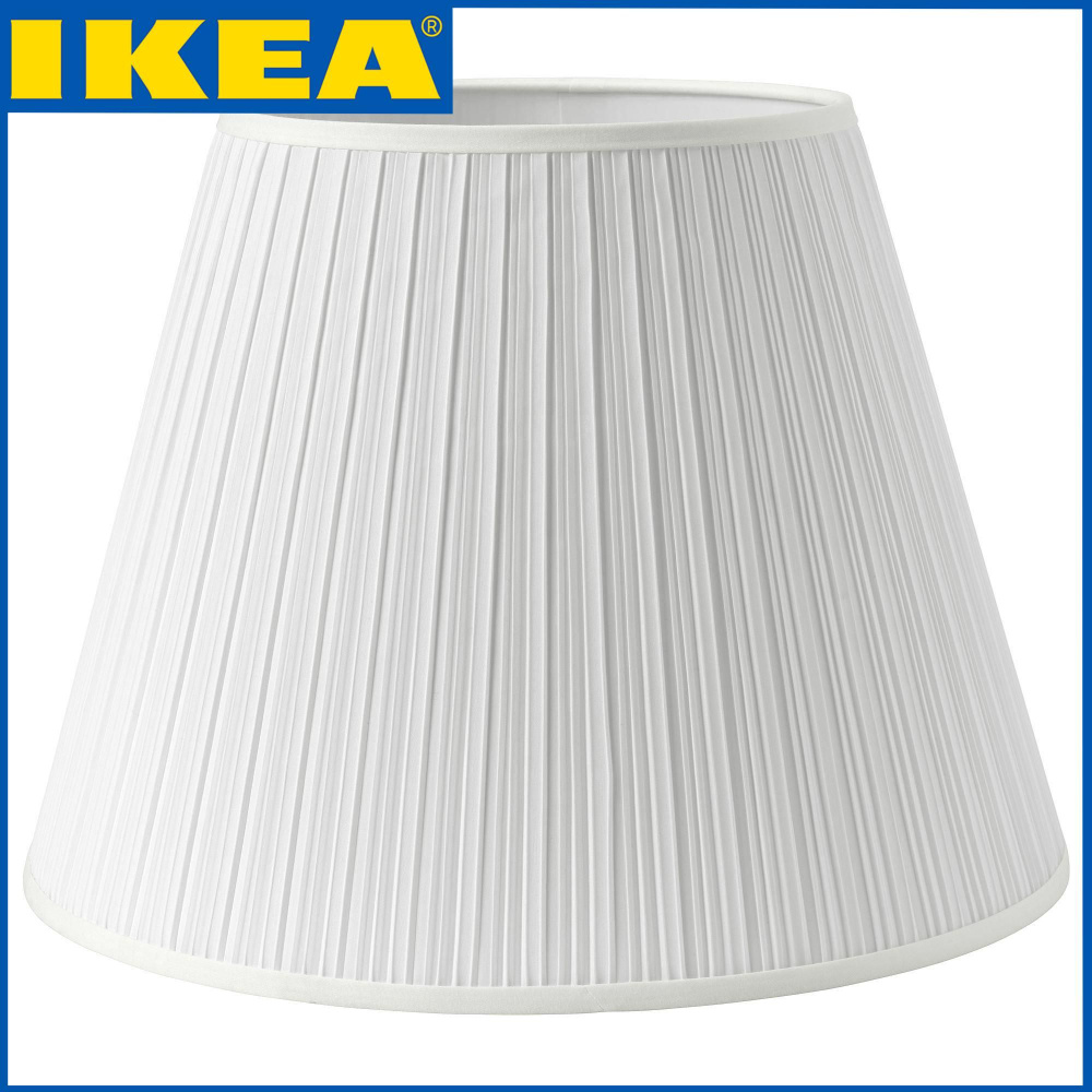 Абажур IKEA (ИКЕА) 42х42х31 см, цвет белый - купить по низкой цене в ...