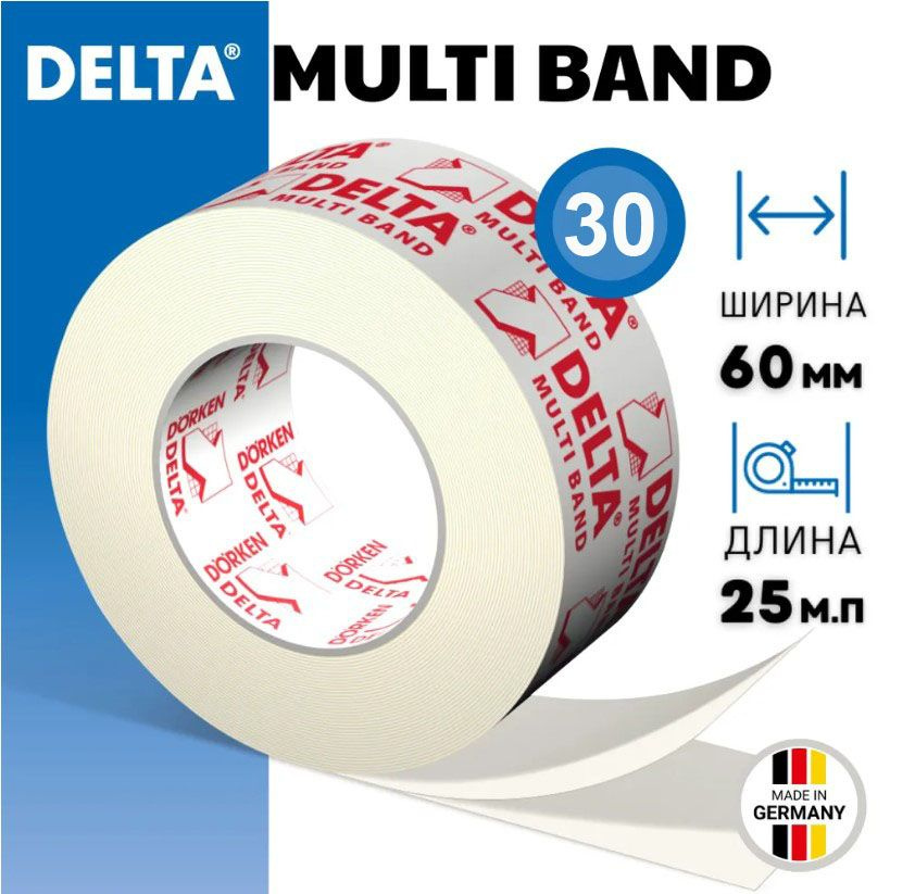 Delta Multi Band монтажная лента 60мм х 25м (30шт), скотч монтажный ...