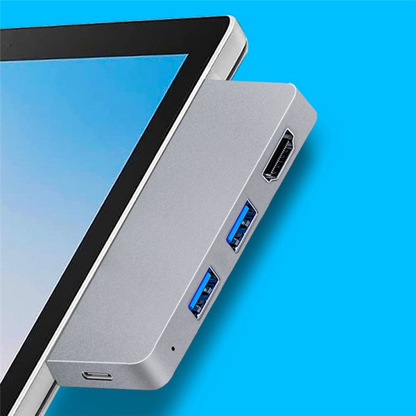 Для Surface Pro 8 USB C Hub, совместимый с 4K HDMI адаптер + 2 USB 3.0 ...