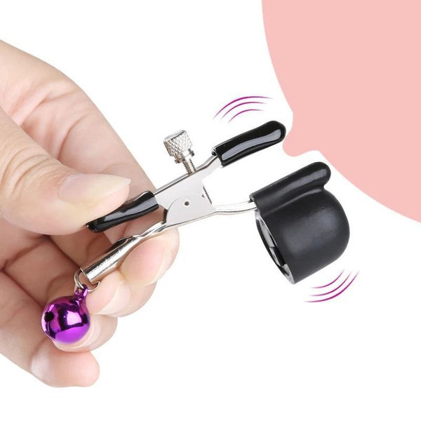 GEALFIS зажимы для сосков с вибрацией и регулировкой силы сжатия стимулятор груди и клитора для ...