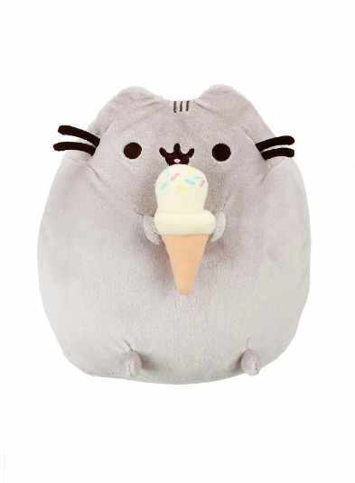 Мягкая игрушка "PUSHEEN THE CAT" ("Кот Пушин") с мороженым - купить с ...
