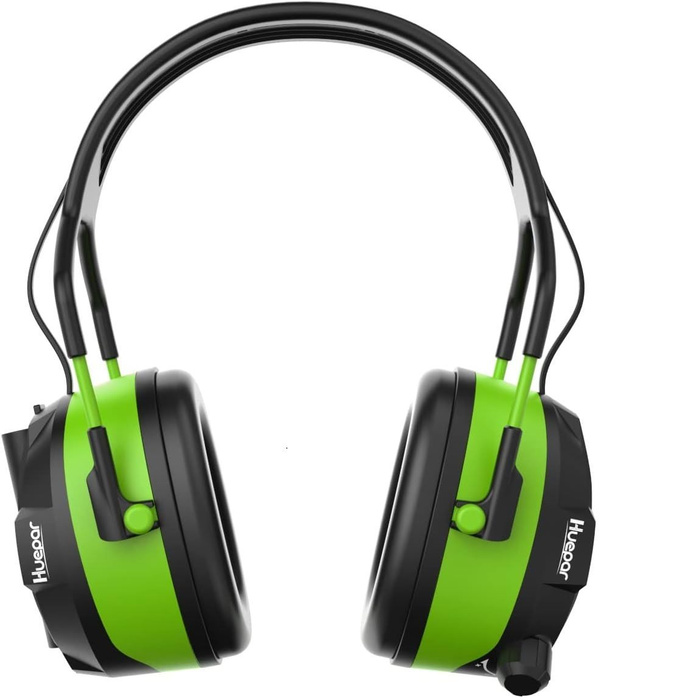 Противошумные защитные наушники Huepar, Bluetooth, Светодиодный дисплей ...