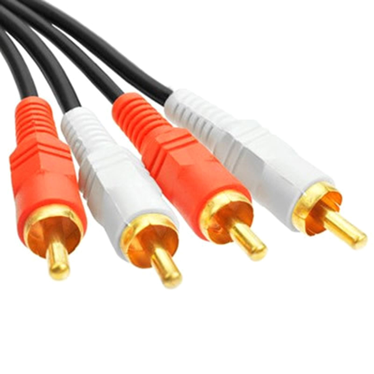 2rca штекер на 2 Rca аудио видео кабель разветвитель для Dvd Sound Tv