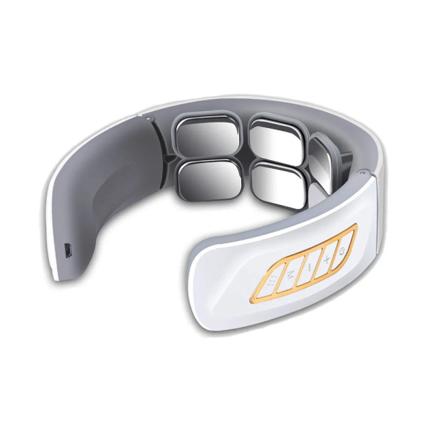 Массажер для шеи MSG-026 электрический, импульсный, с ИК прогревом, TENS EMS технологией ...