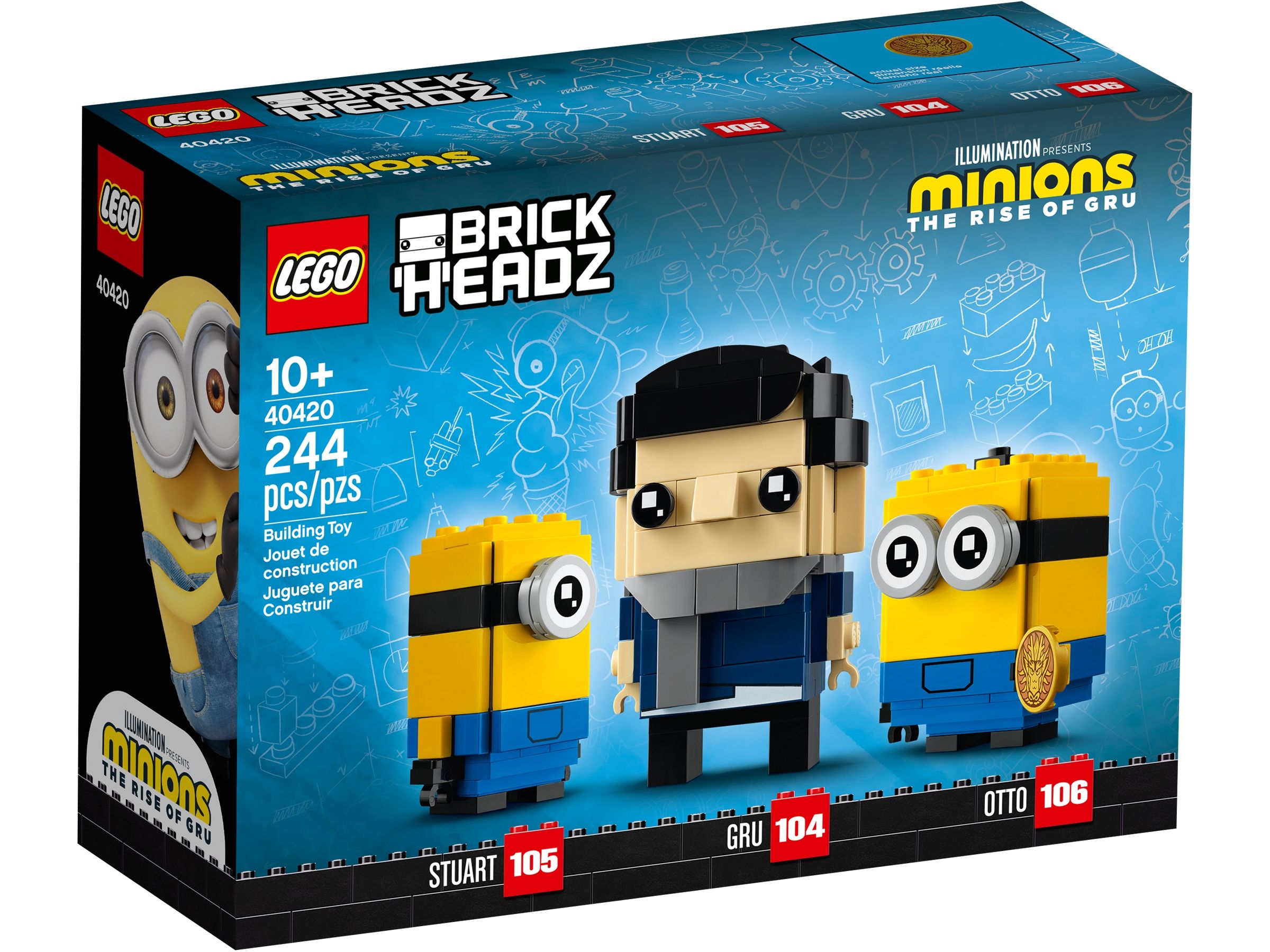 Конструктор LEGO, серии "Minions", 40420 Gru, Stuart and Otto купить на ...