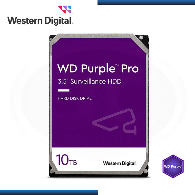 Жёсткий диск WD Purple 10TB (WD101PURP) HDD 10 ТБ Внутренний жесткий ...