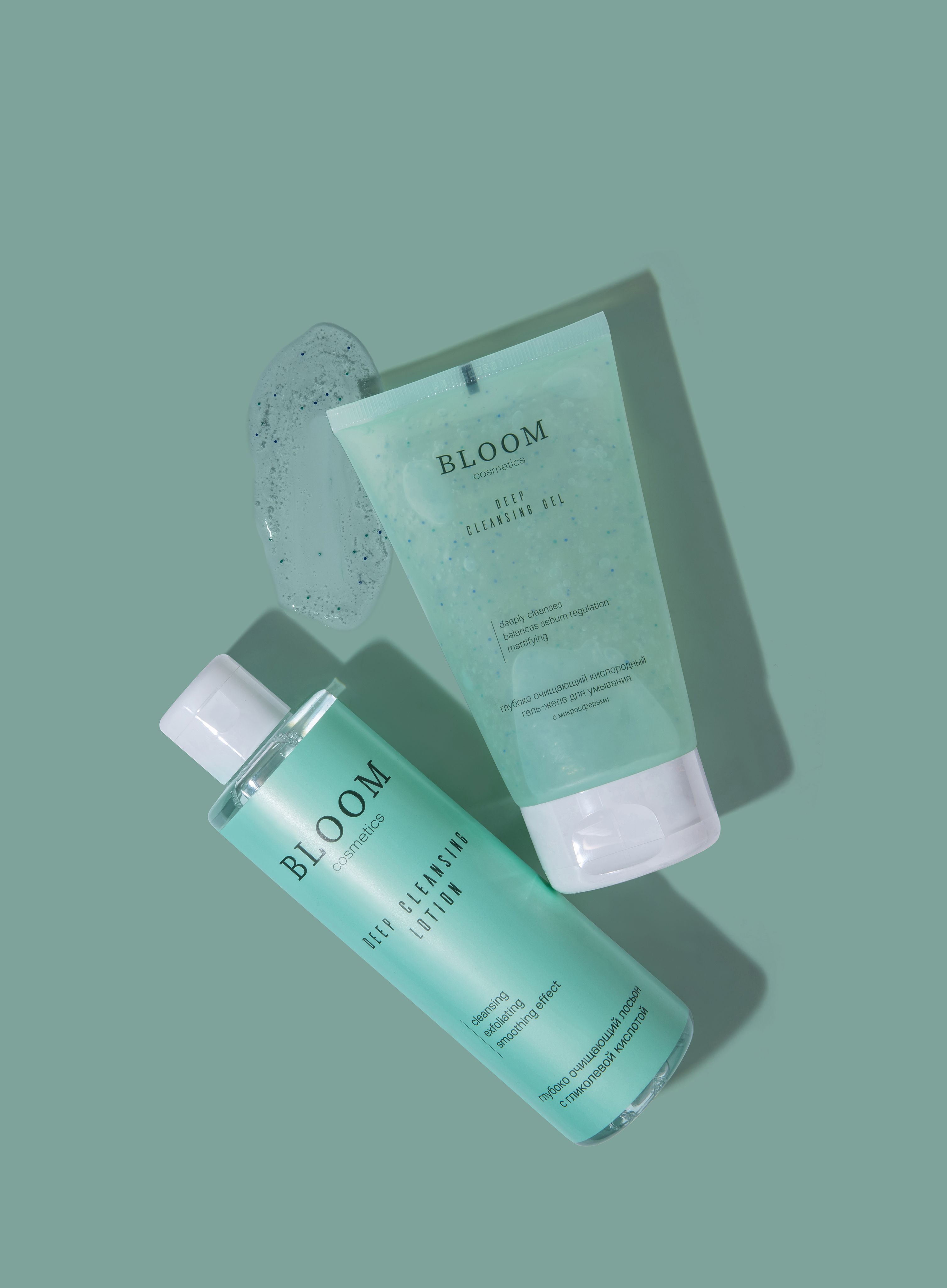 BLOOM Cosmetics матирующий Гель для умывания лица 150 мл + Лосьон для ...