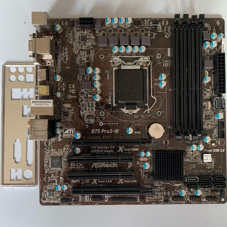 ASROCK B75 PRO3 - M Твердотельные LGA1155 DDR3 32 ГБ USB3.0 Настольные ...