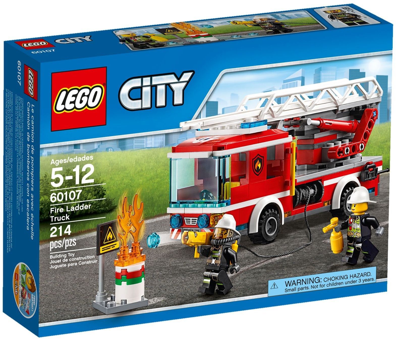 Конструктор LEGO City 60107 Пожарный автомобиль с лестницей (Fire ...