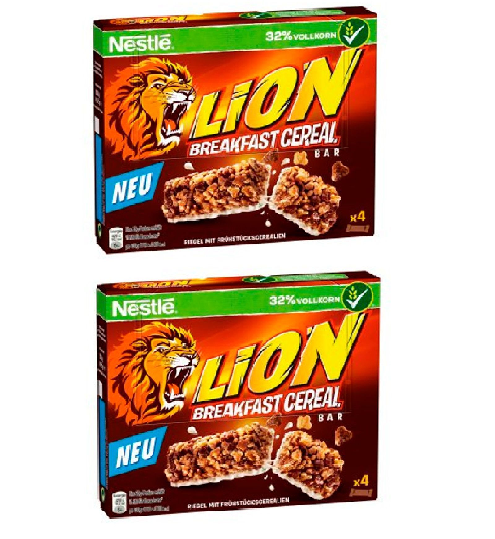 Батончик Nestle Lion Cerealien Rigel 2 уп по 100гр купить на OZON по ...