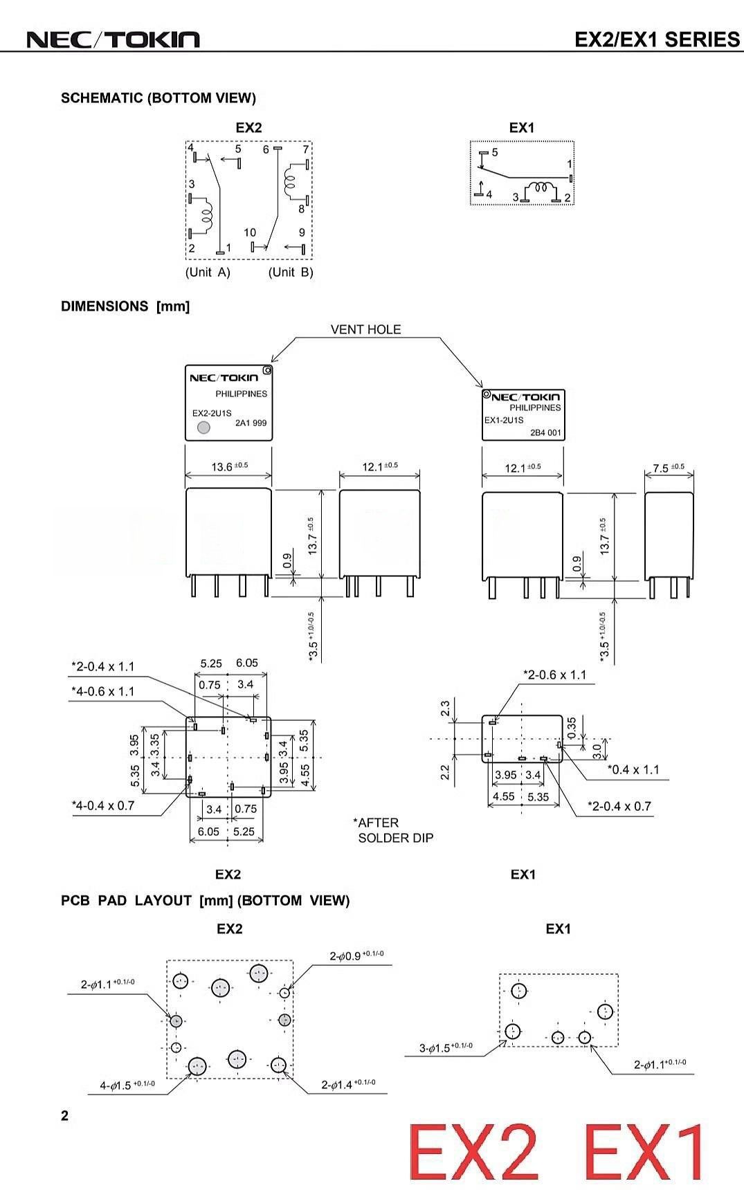 EX2-2U1S Реле автомобильное 10 контакта Центральное реле управления EX2 ...