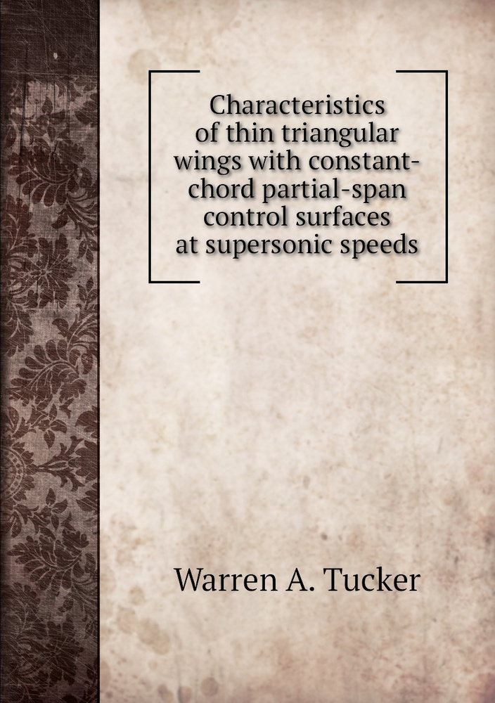 Characteristics of thin triangular wings with constant-chord partial ...