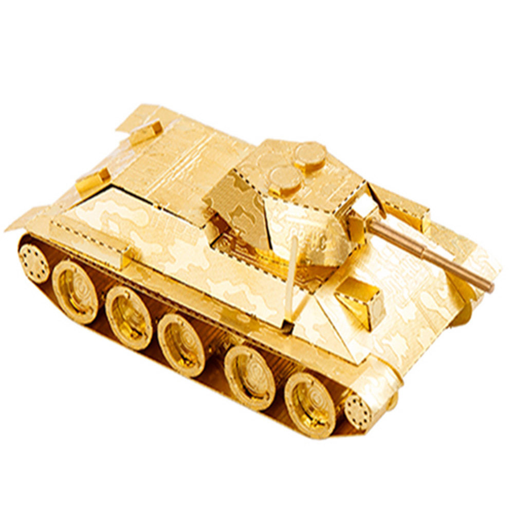 Металлический 3D пазл T 21105g Танк Т-34 GOLD купить на OZON по низкой цене (232273039)