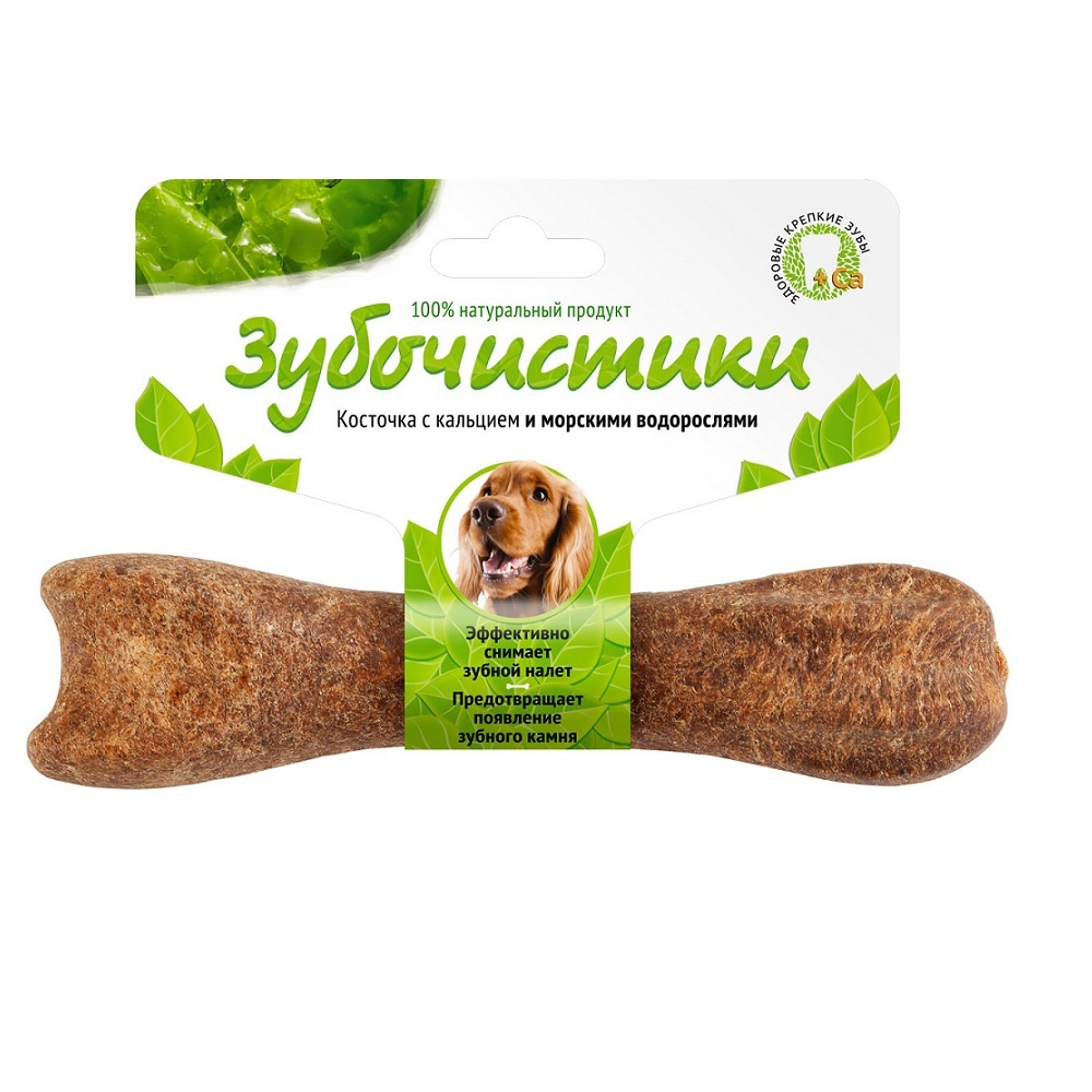 Зубочистики Косточка для собак 10-25кг с кальцием и морскими ...