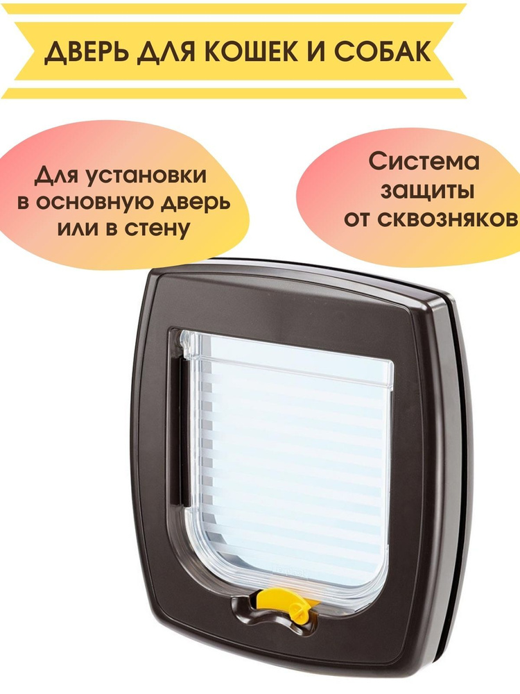 Ferplast Дверь для кошек и собак SWING 1 SUPER BASIC - купить с ...