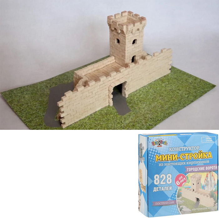 Конструктор из кирпичиков Мини-Стройка Городские ворота 4603735498126 ...