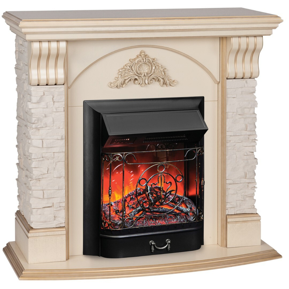 Электрокамин RealFlame Athena WT с Majestic Lux BL купить по выгодной цене в интернет-магазине ...