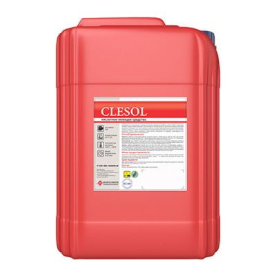 Клезол (Clesol), кислотное беспенное моющее средство для мойки ...