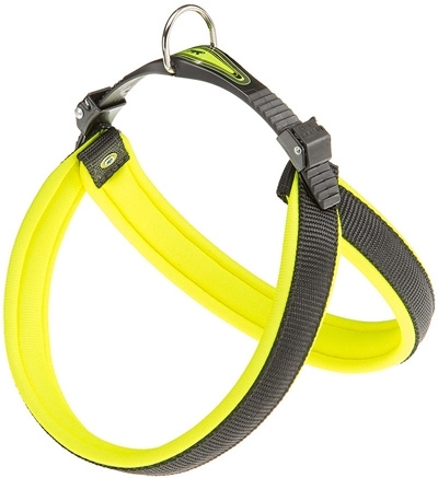 Шлейка для собак AGILA FLUO 5 желтая Ferplast - купить с доставкой по ...