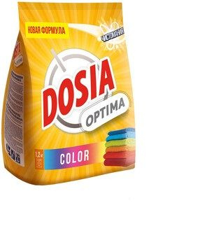 Dosia Порошок стиральный Optima Color, 1.2 кг - купить с доставкой по ...