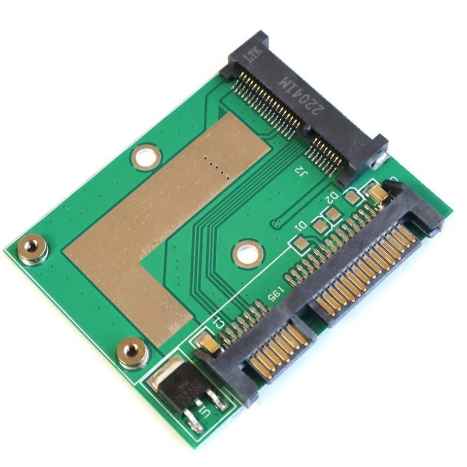 Адаптер для SSD/HDD Переходник Msata SATA 2.5"/ Адаптер для подключения ...