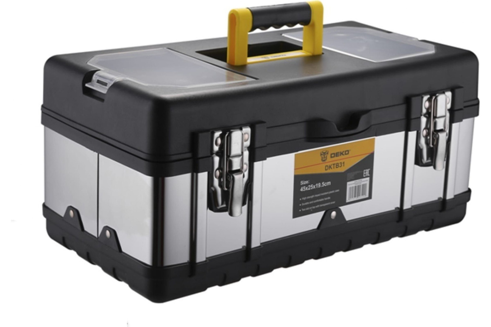 Ящик для инструментов DEKO 45 х 25 х 19.5 см, Металл, Пластик (727860411)