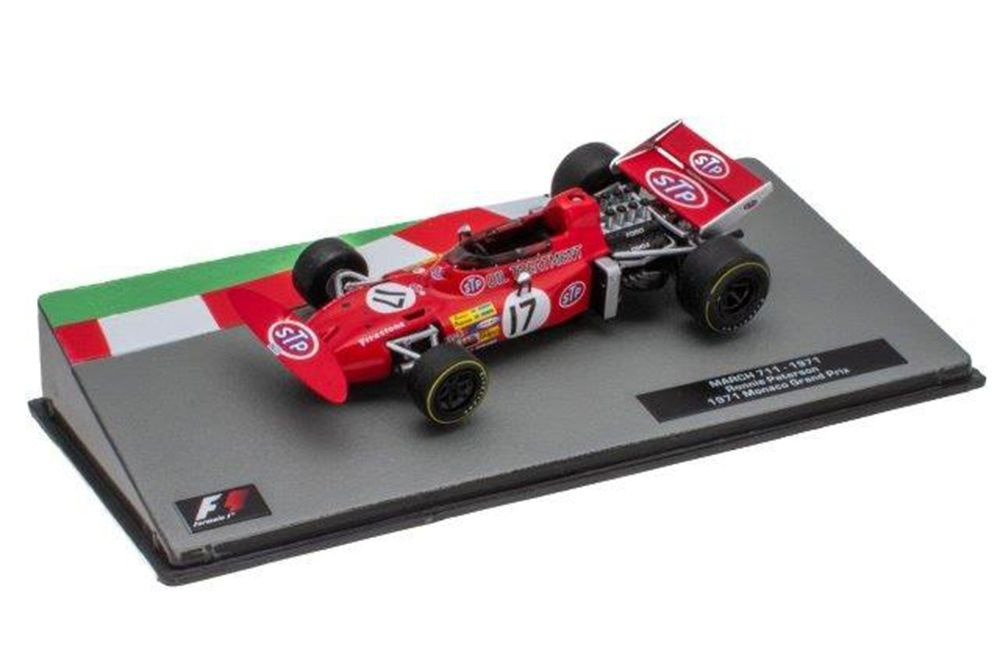 Модель коллекционная March 711 #17 "stp march racing team" ronnie ...