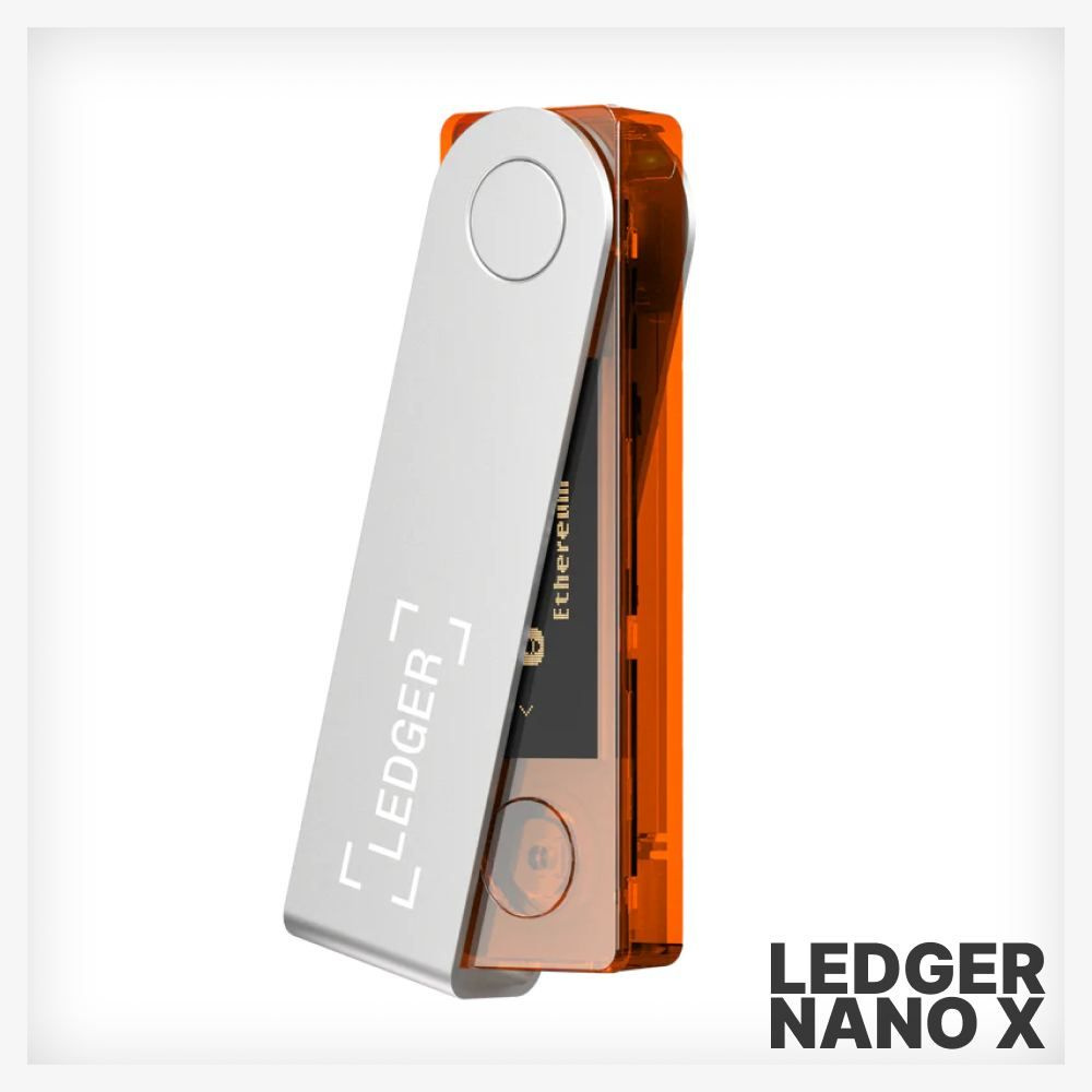 Кошелек для криптовалют Ledger Nano X Blazing Orange - оранжевый ...