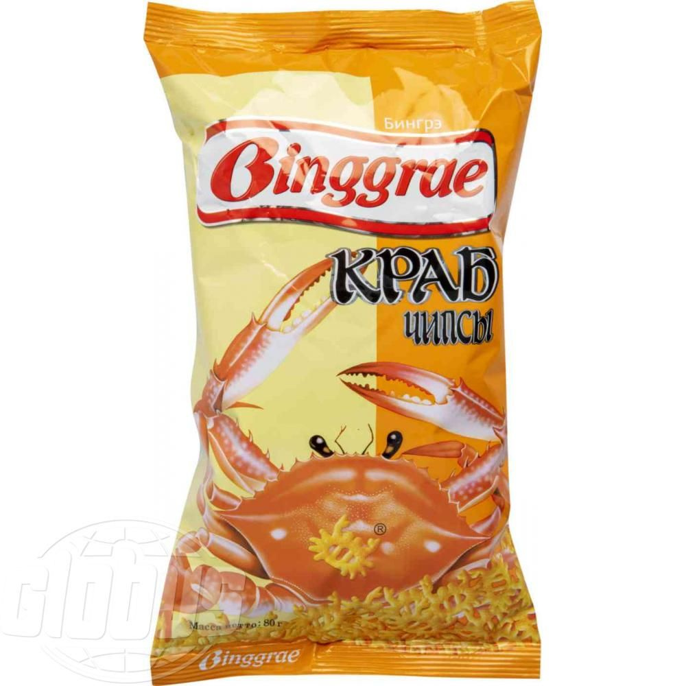 Чипсы Binggrae Краб, 80 г - купить с доставкой по выгодным ценам в ...