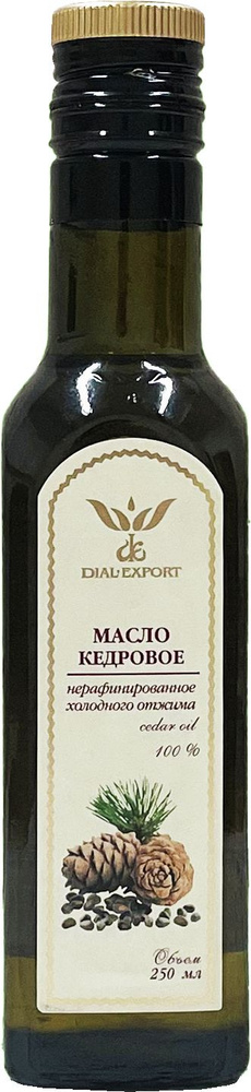 Масло кедровое Dial-Export нерафинированное холодного отжима 250 мл ...
