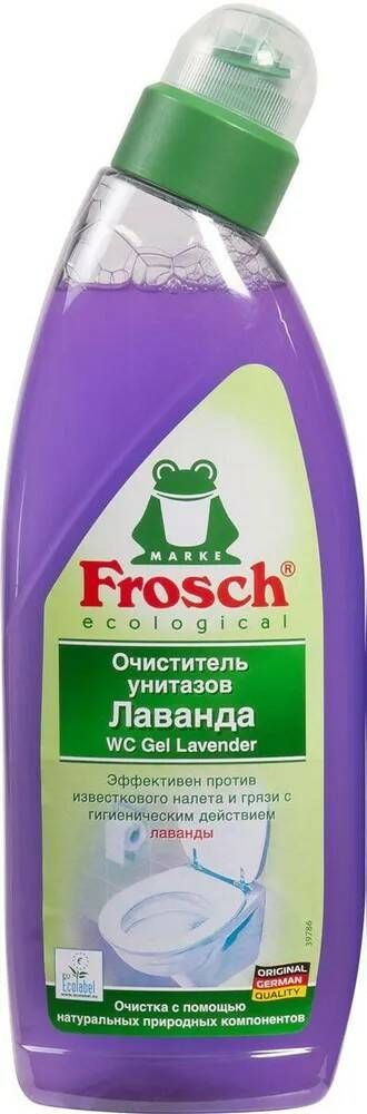 Frosch Очиститель для унитаза Лаванда, 750 мл - купить с доставкой по ...