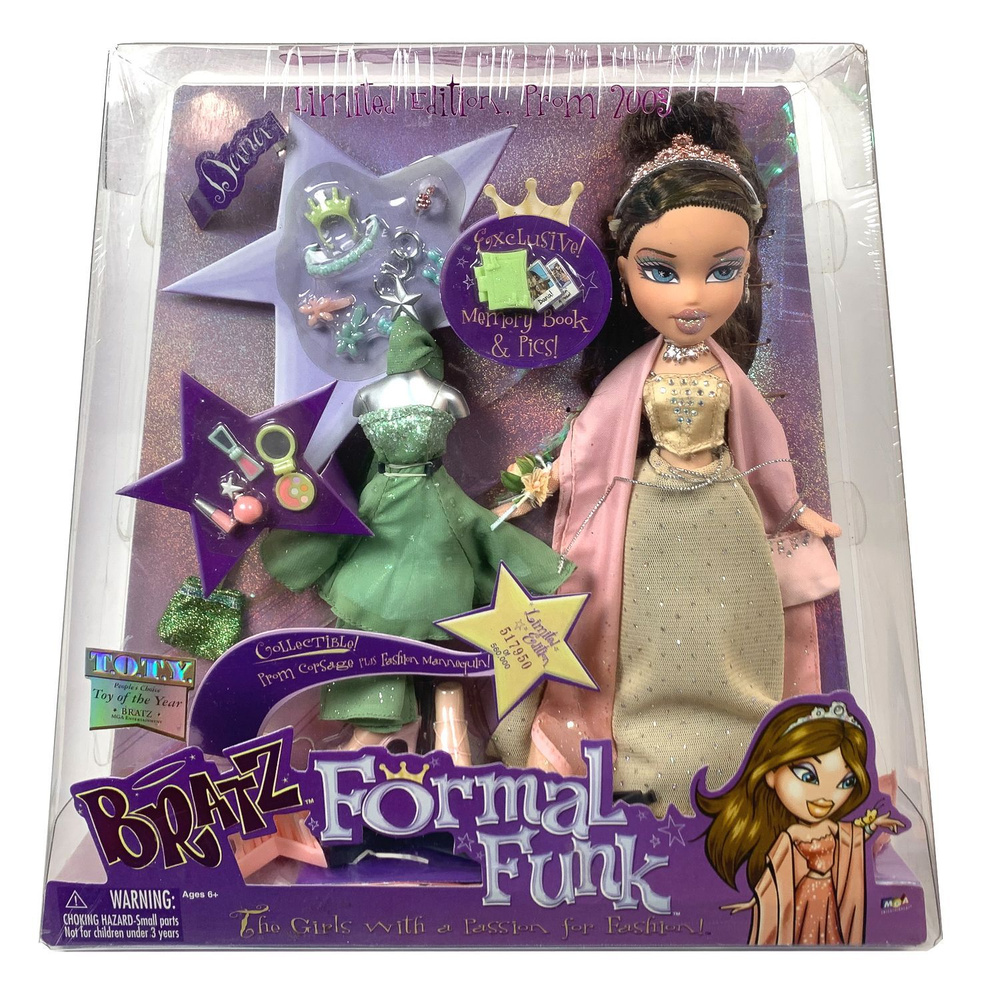 Кукла Дана из Братц серии Настоящий фанк 2003, Bratz Formal Funk Dana ...